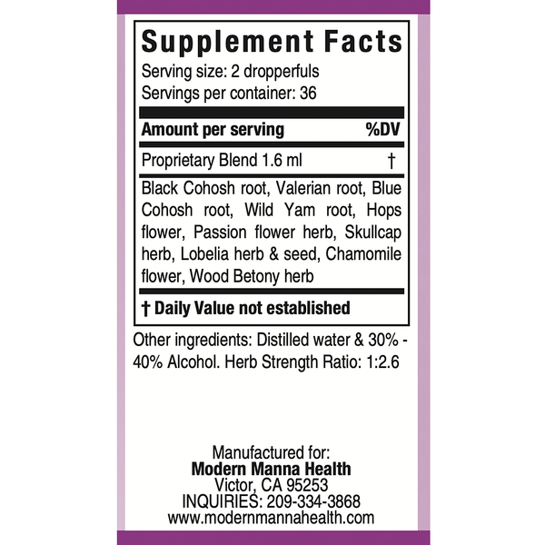 Nerve Formula - Modern Manna Health - Cleanse & Detox