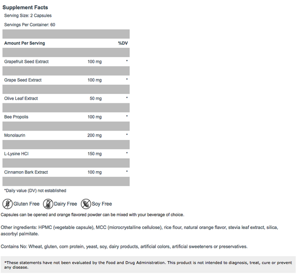 Neuro-Immune Infection Control - 120 caps - Modern Manna Health ...